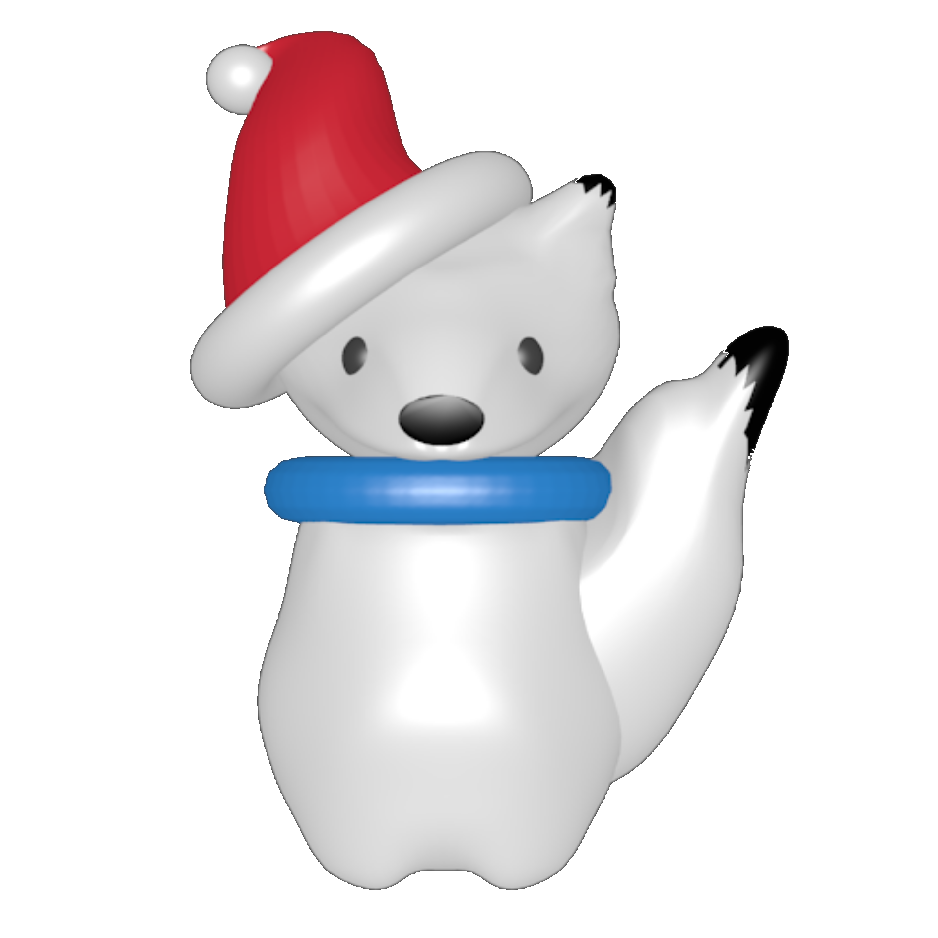 STL file snow fox. 🌨️・Template to download and 3D print・Cults
