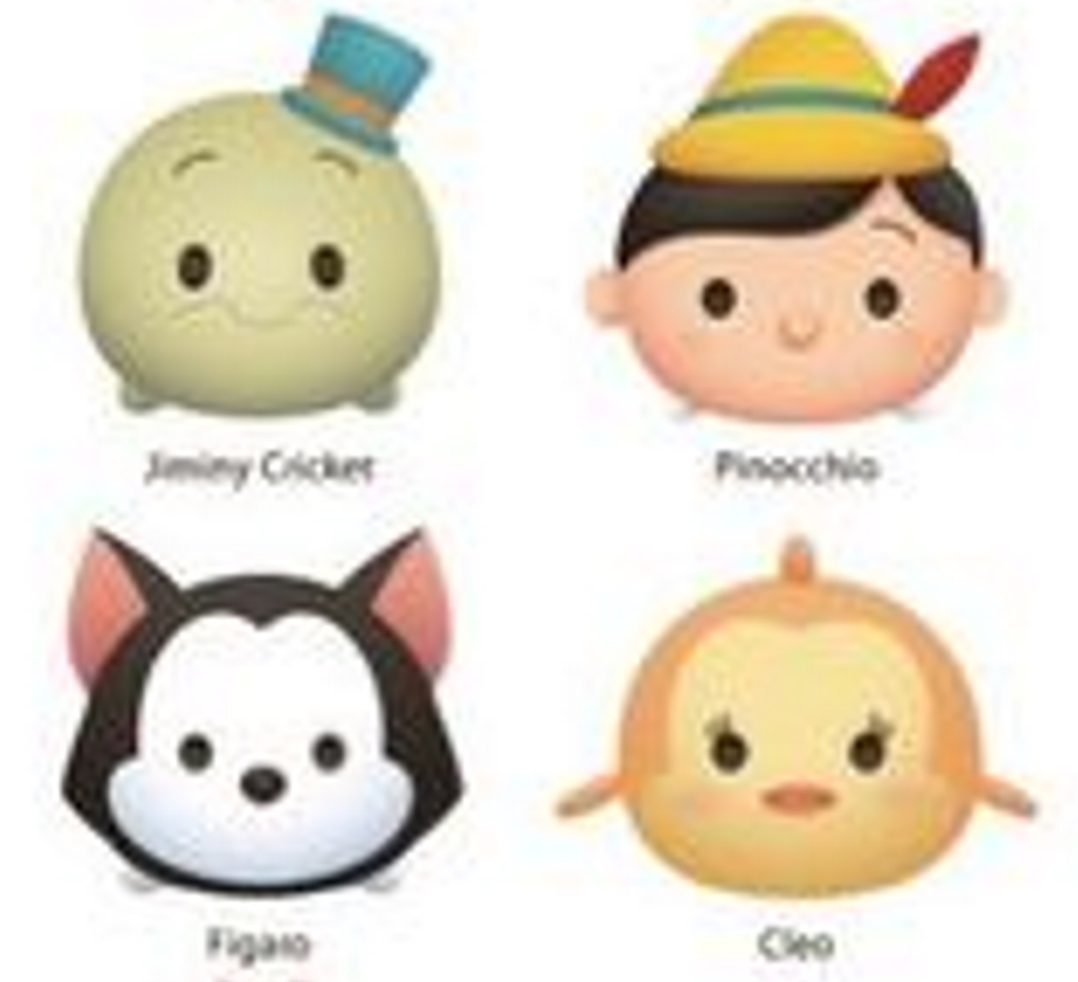 Fichier STL 8 cookie cutter tsum pinocchio cleo figaro alice jimminy ...
