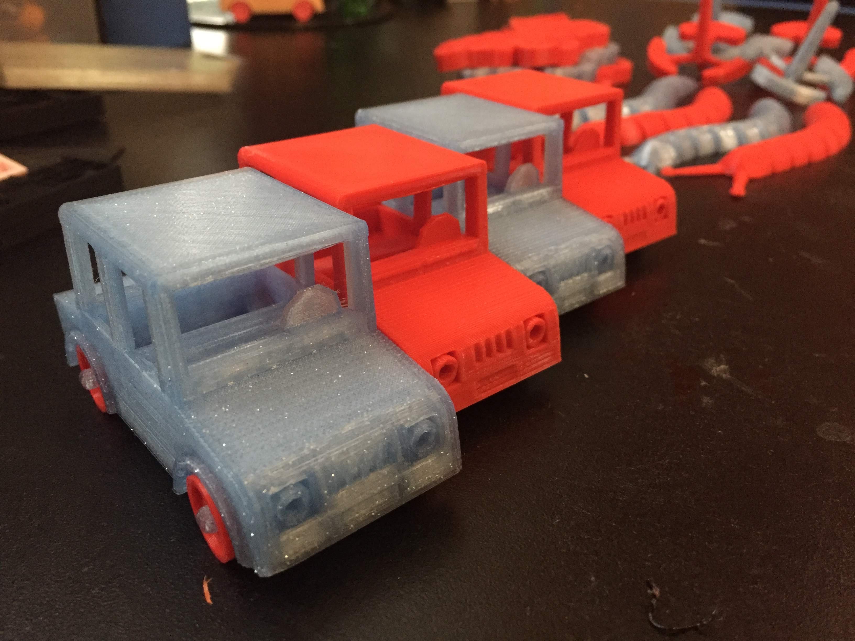 🚗 Toy car - with functional wheels・Free STL File for ・Cults