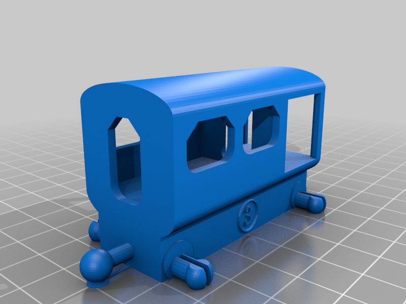 🚆 3D TESTRAIN - BRIO COMPATIBLE!・Free STL File for ・Cults