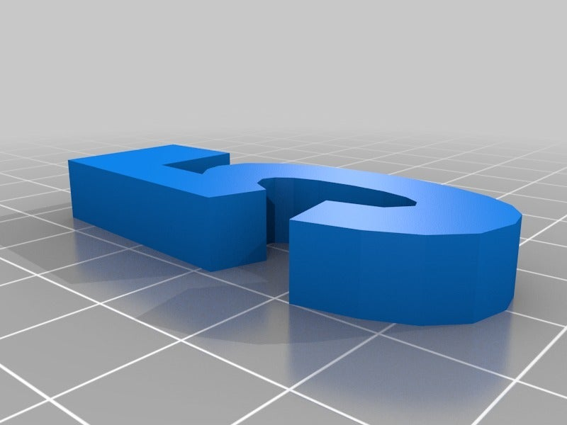 Free STL file Tinkercad Numbers 🔢 ・Design to download and 3D print・Cults