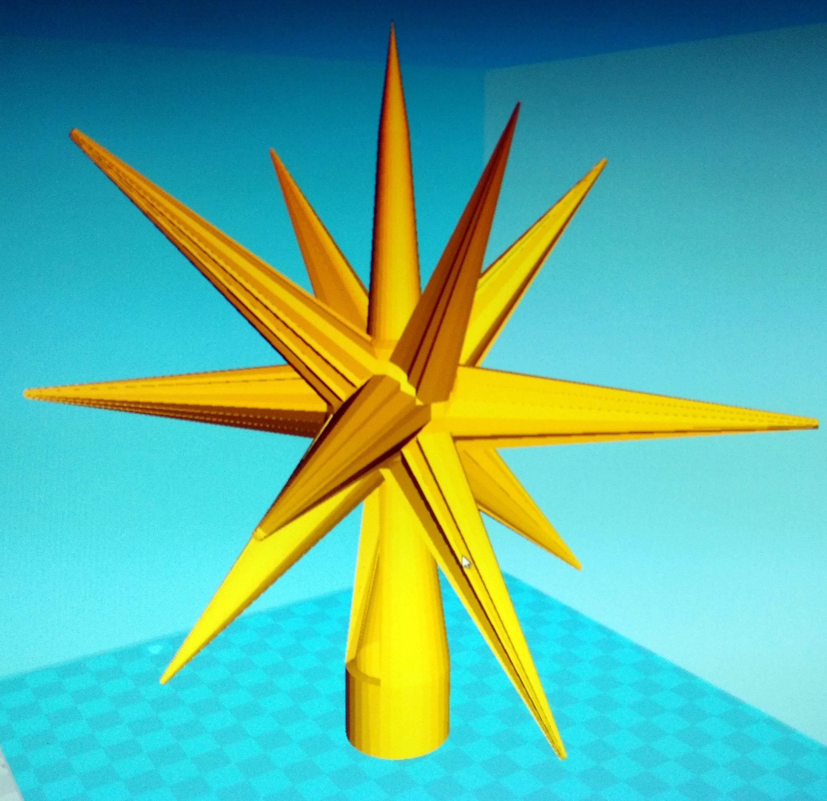 Free STL file Star for christmas tree ⭐・3D printable design to download ...