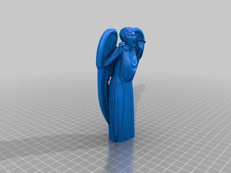 Free STL file Doctor Who - Weeping Angel with Illuminating Base 🩺 ・3D ...