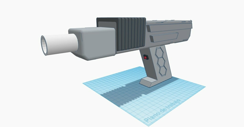 🔫 Cylon Centurion Blaster Pistol; Battlestar Galactica・Free STL File ...