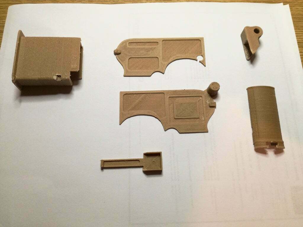 Mauser Toy M-712 to C-96; conversion kit・Free STL File for ・Cults