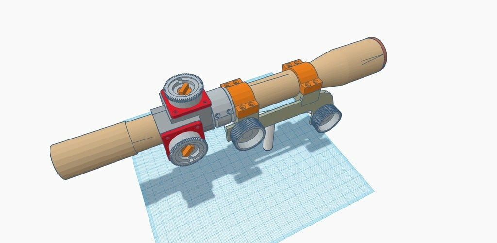 🔫 RT-97C Scope SW ANH (Enfield Rifle Sniper Scope)・Free STL File for ・Cults