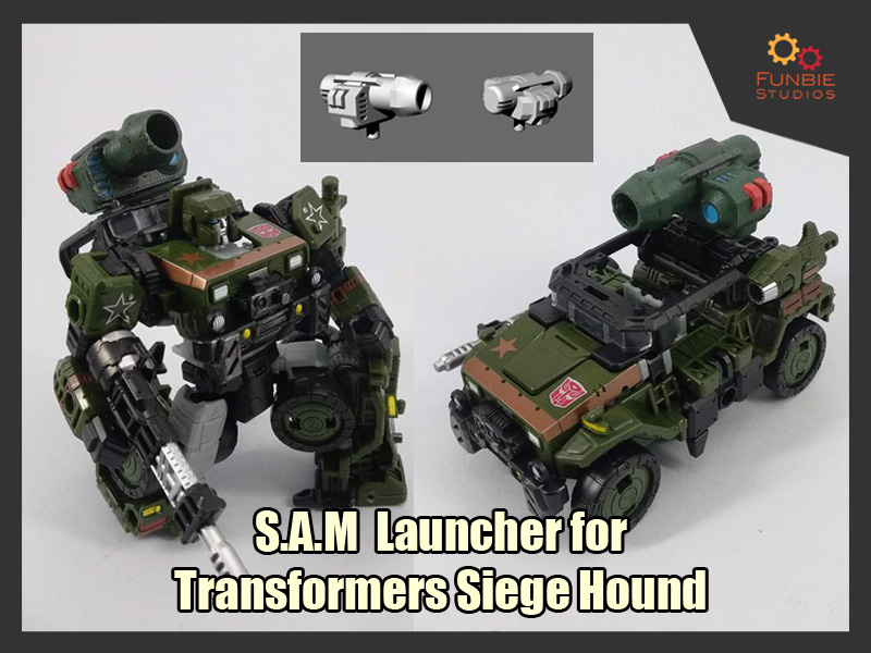 Free STL file S.A.M Launcher for Transformers Siege Hound 🤖 ・3D printer ...