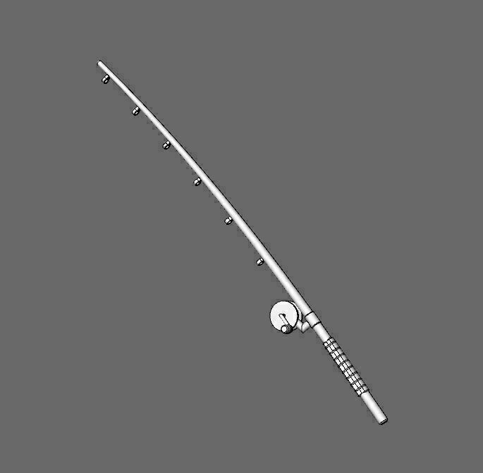 Free STL file Fishing Rod for Transformers SS86 Hot Rod 🎣 ・3D printing ...