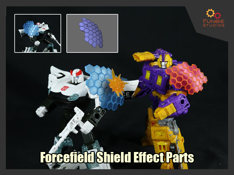 🛡️ Forcefield Shield Effect Parts for Transformers・ 3D File for ・Cults