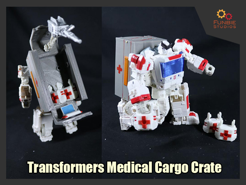 🤖 Transformers Medical Cargo Crate・Free 3D File for ・Cults