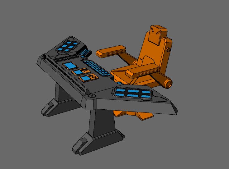 🤖 Transformers Ultra Magnus' Desk and Chair from Lost Light・ 3D File ...