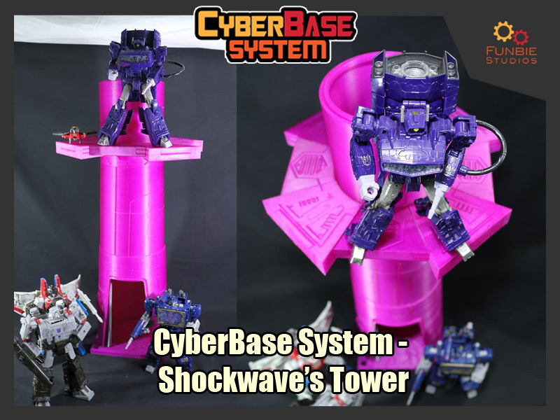 Archivo 3D [CyberBase System] Torre de Shockwave 🦸 ・Plan de impresora ...