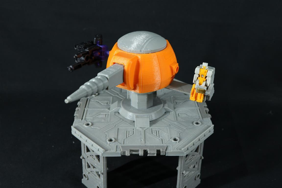 💺 [CyberBase System] Missile Turret, Turret Pillar and Master Seat・ 3D ...