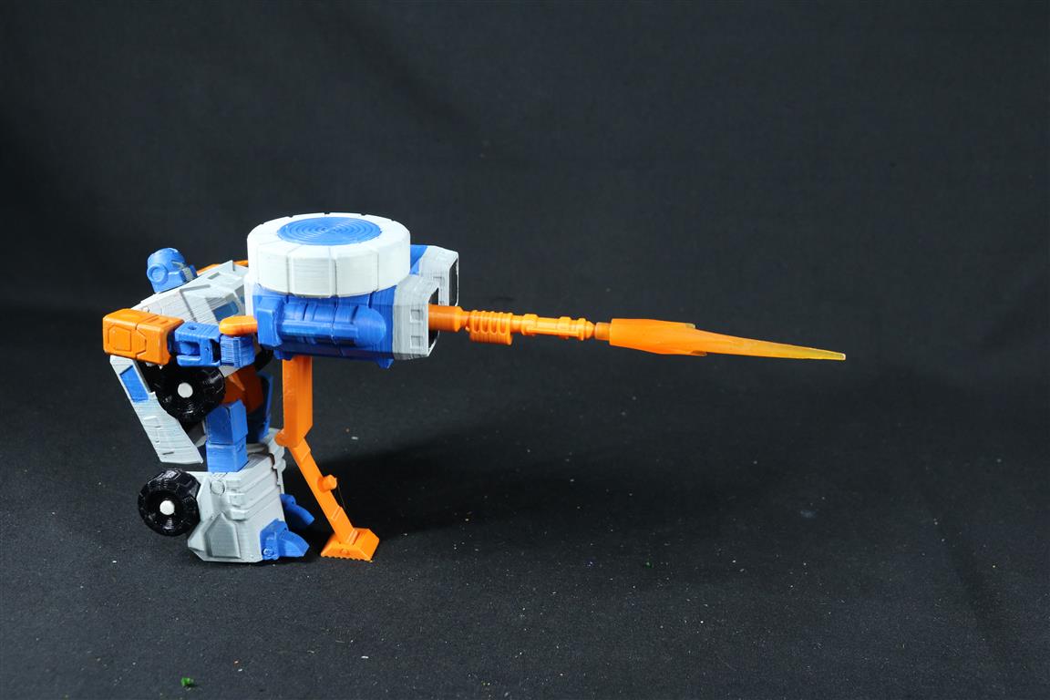 3D file Cannon Turret for Transformers Ironfist 🔫 ・3D printing design ...
