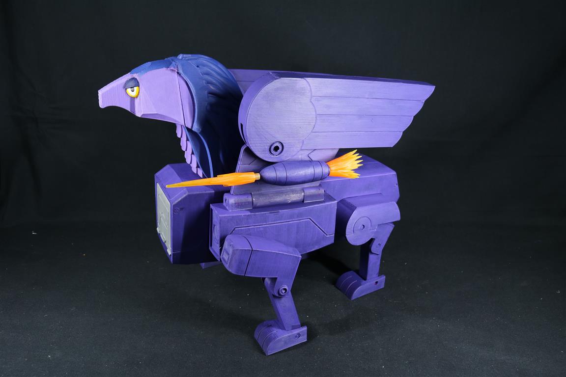 🦅 Giant Purple Griffin from Transformers G1 Episode "Aerial Assault ...