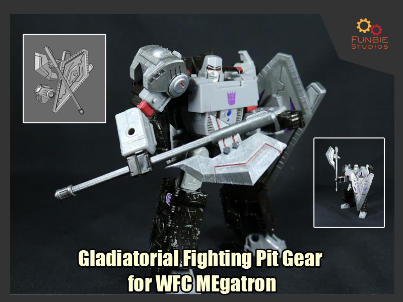 ⚙️ Gladiatorial Fighting Pit Gear for Transformers WFC Megatron・ 3D ...