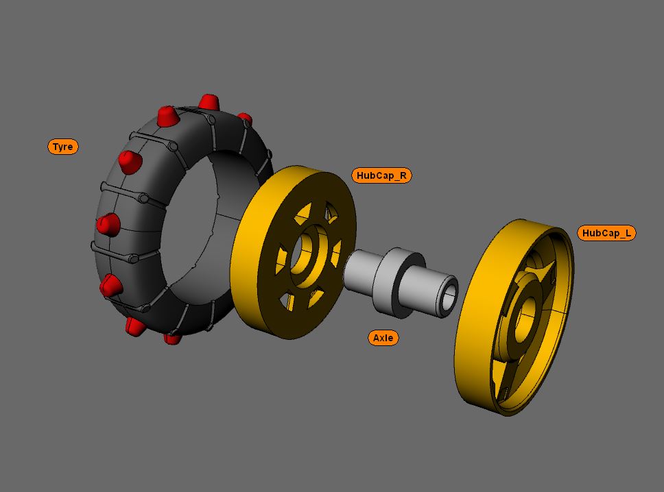 🤖 Wheels for Transformers SS86 Wreck Gar・Free 3D File for ・Cults
