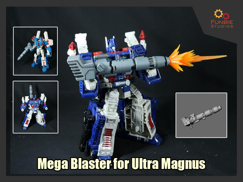 🤖 Mega Blaster for Transformers Ultra Magnus・ STL File for ・Cults