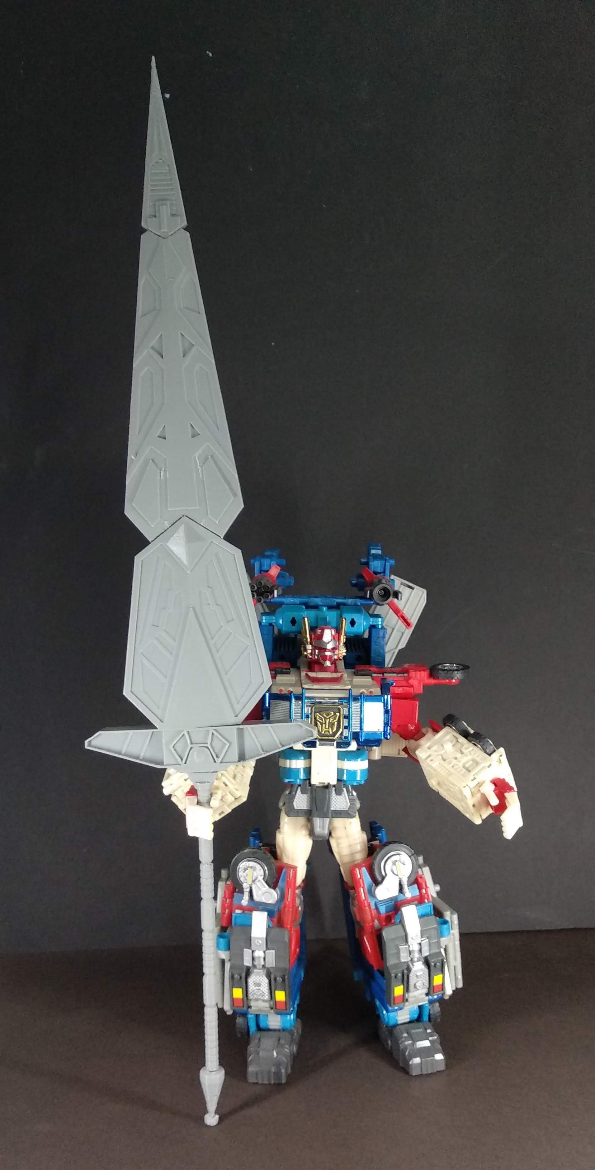 STL file Transformers God Fire Convoy / Fortress Maximus Master Sword 🤖 ...