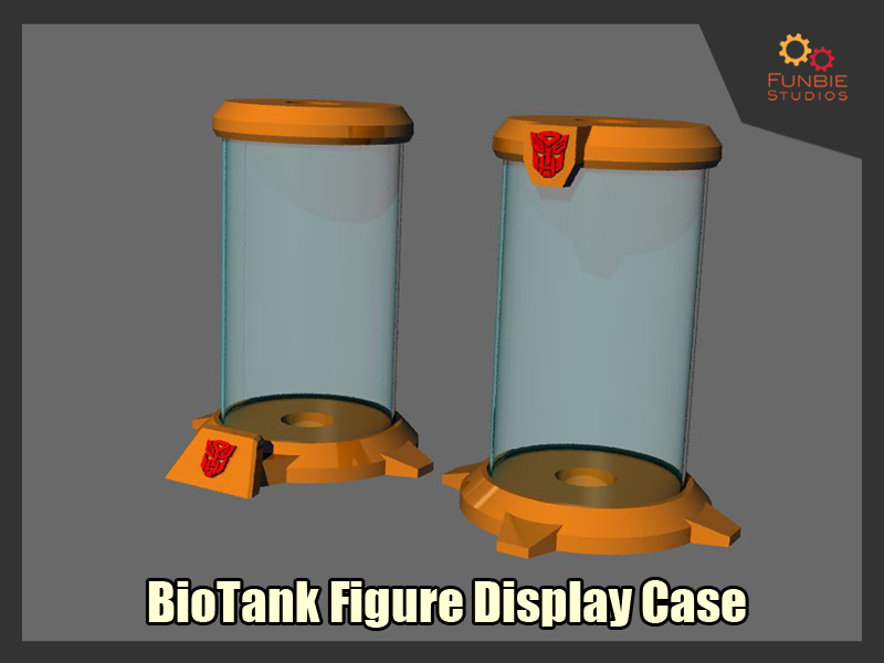 STL file Biotank Figure Display Case 🤖 ・3D printing template to ...