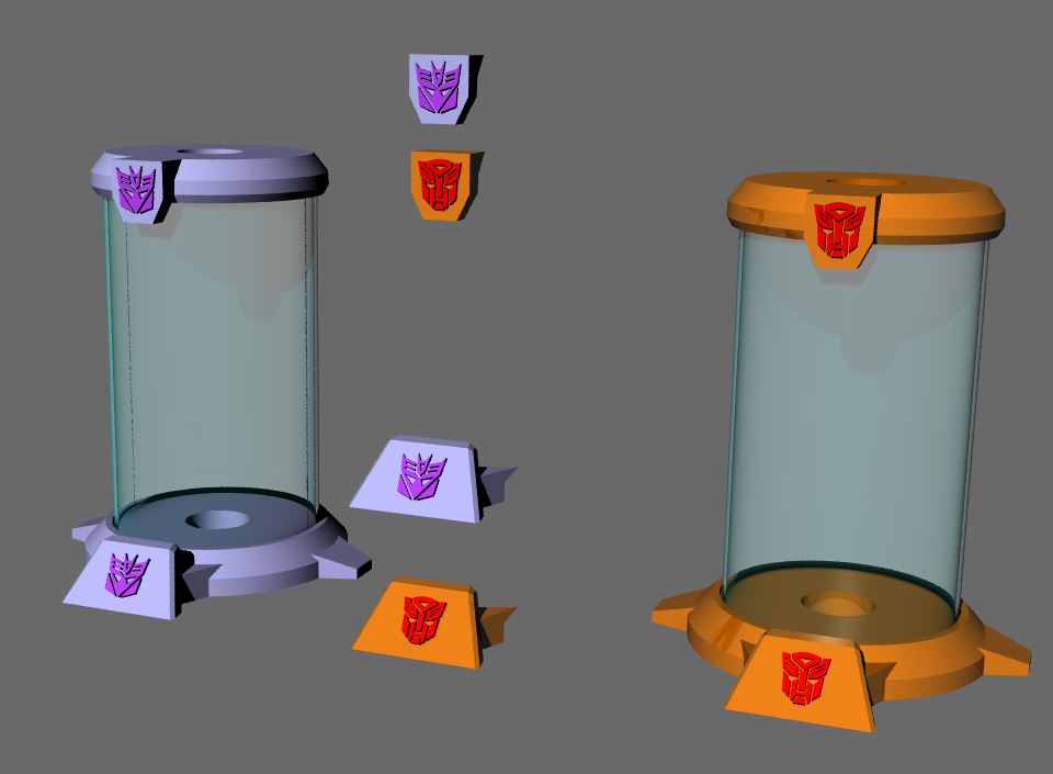 STL file Biotank Figure Display Case 🤖 ・3D printing template to ...