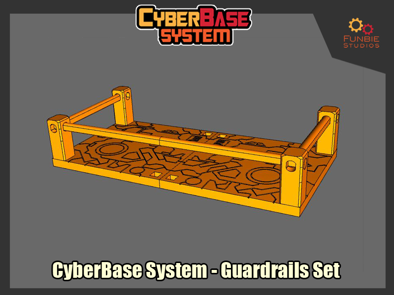 🤖 Transformers CyberBase System Guardrails Set・Free 3D File for ・Cults