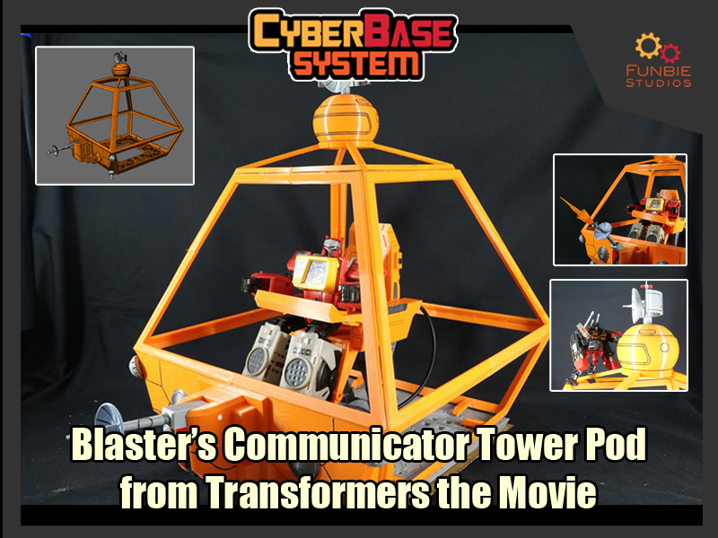 🤖 Blaster's Communicator Tower Pod from Transformers the Movie・ 3D File ...