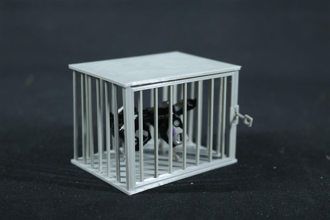 3D file Ravage's Cage from Transformers G1 🤖 ・3D printable model to ...