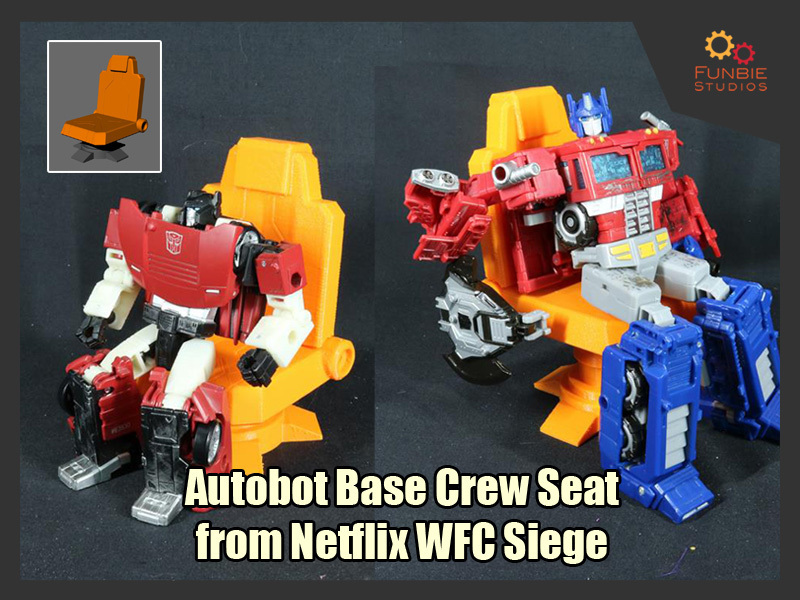🤖 Transformers Autobot Base Crew Seat from Netflix WFC Siege・ 3D File ...