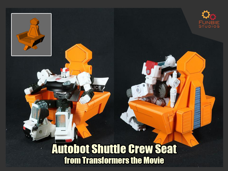 💺 Autobot Shuttle Crew Seat from Transformers the Movie・ 3D File for ・Cults