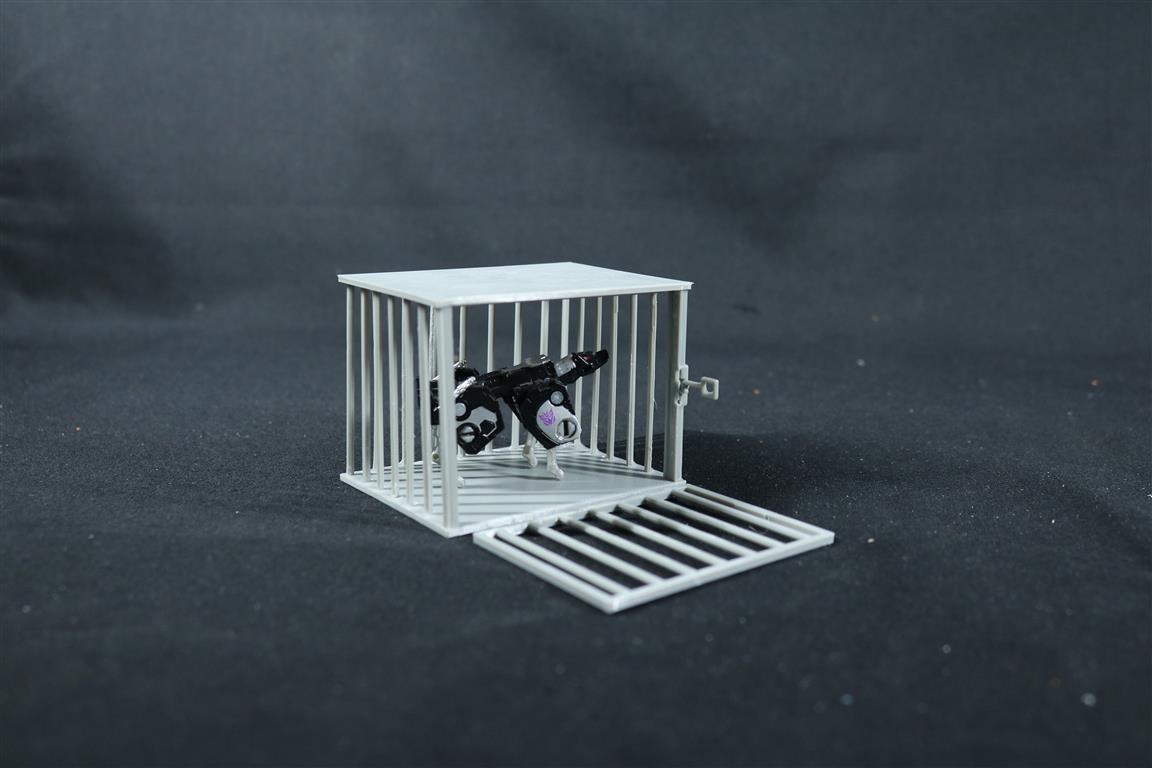 3D file Ravage's Cage from Transformers G1 🤖 ・3D printable model to ...