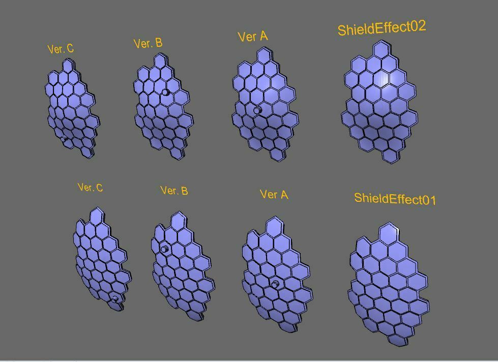 🛡️ Forcefield Shield Effect Parts for Transformers・ 3D File for ・Cults
