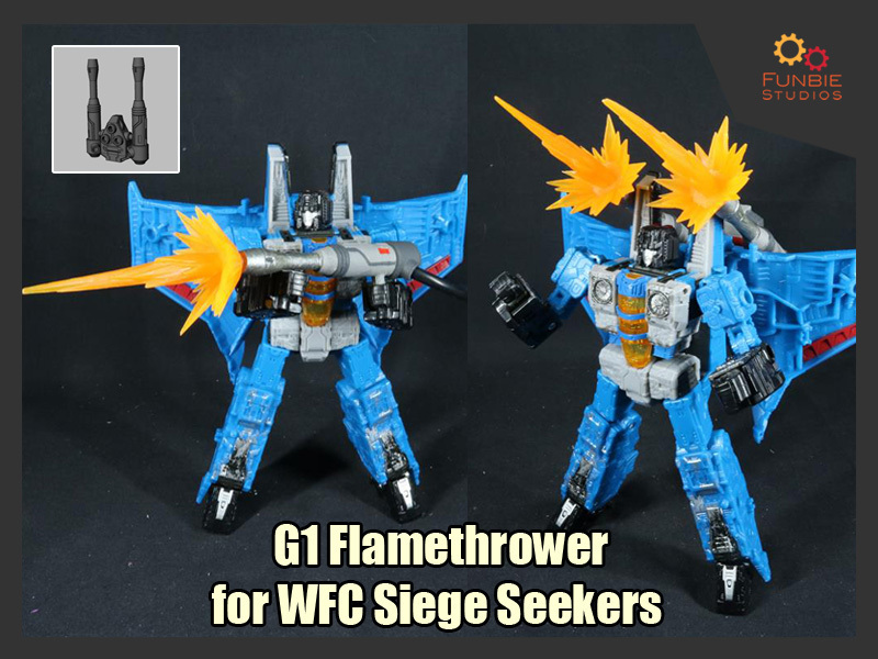 🤖 G1 Flamethrower for Transformers WFC Siege Seekers・ 3D File for ・Cults