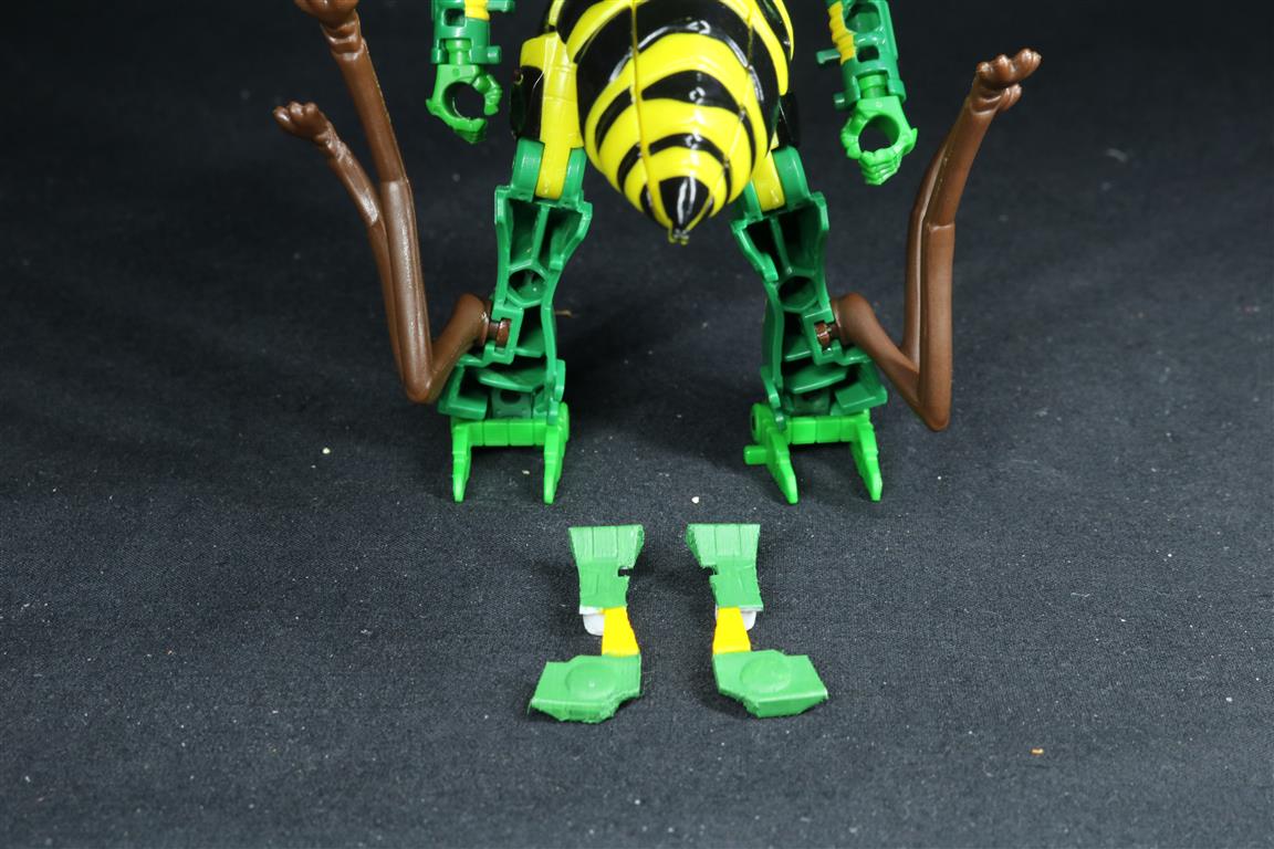 3D file Leg Fillers for Transformers WFC Kingdom Waspinator 🦵 ・3D print ...