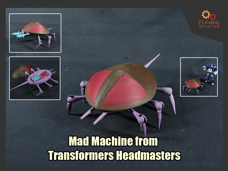 🤖 Mad Machine from Transformers Headmasters・ 3D File for ・Cults