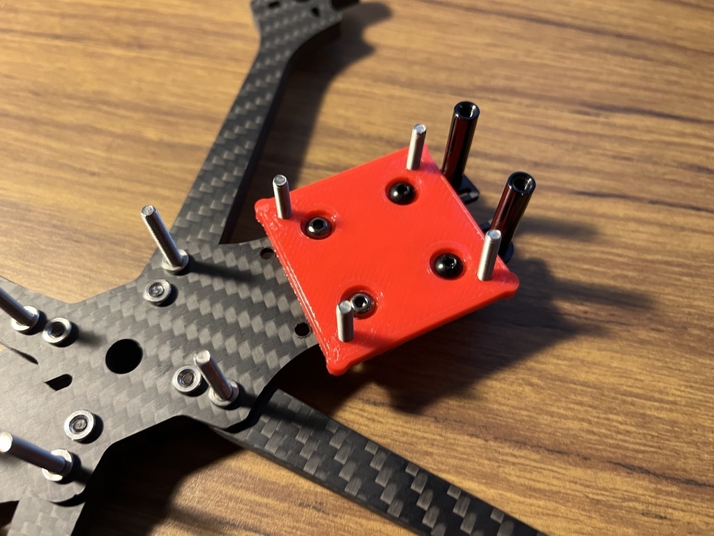 Free 3D file FPV VTX 20mm to 30.5mm mounting plate adaptor (hd-zero) 🚁 ...