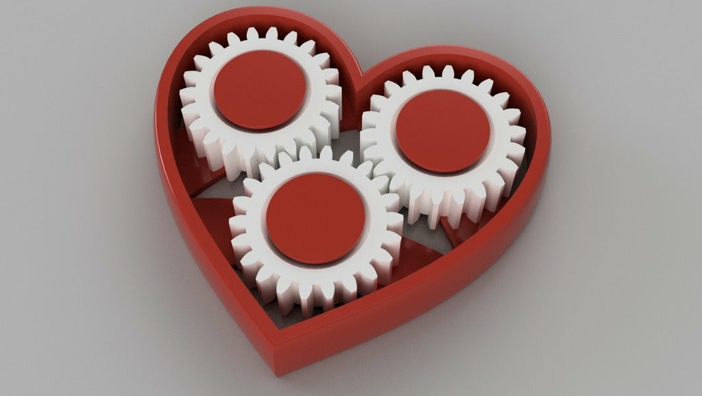 Free STL file Gear Heart ⚙️ ・Model to download and 3D print・Cults
