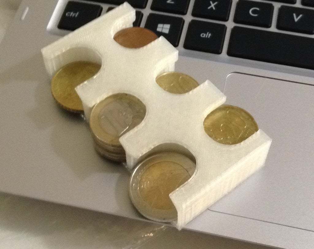Free STL file Euro coins holder 💶 ・3D printing model to download・Cults