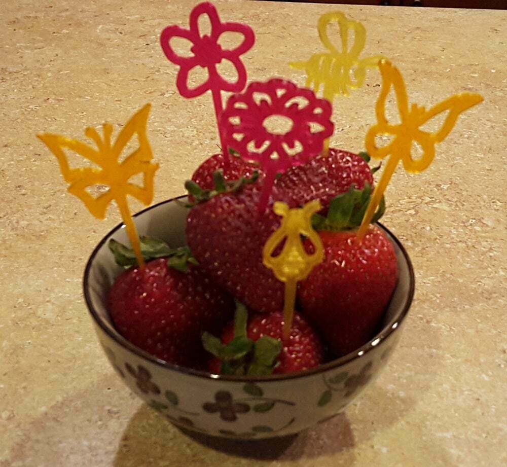 💐 Spring Flower, Butterfly and Bee Multi Purpose Picks・Free STL File ...