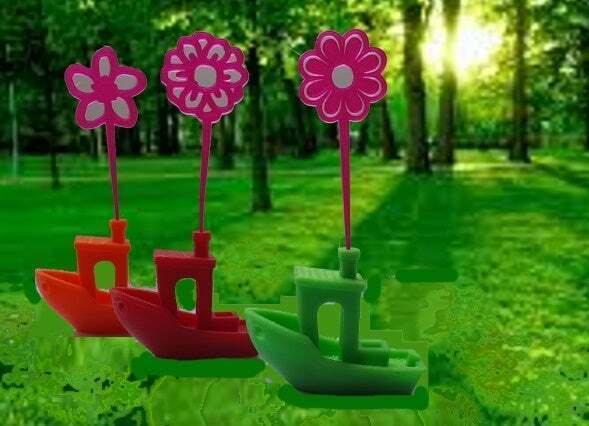 💐 Spring Flower, Butterfly and Bee Multi Purpose Picks・Free STL File ...