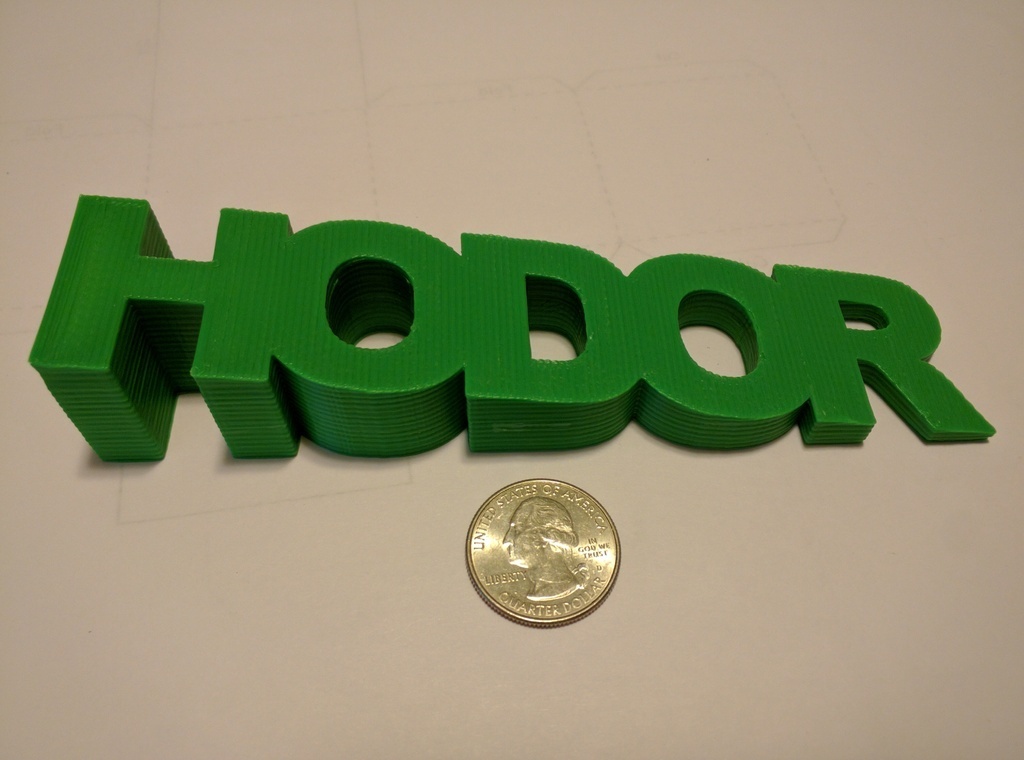 3D file Hodor Doorstop 🧹 ・3D printing design to download・Cults