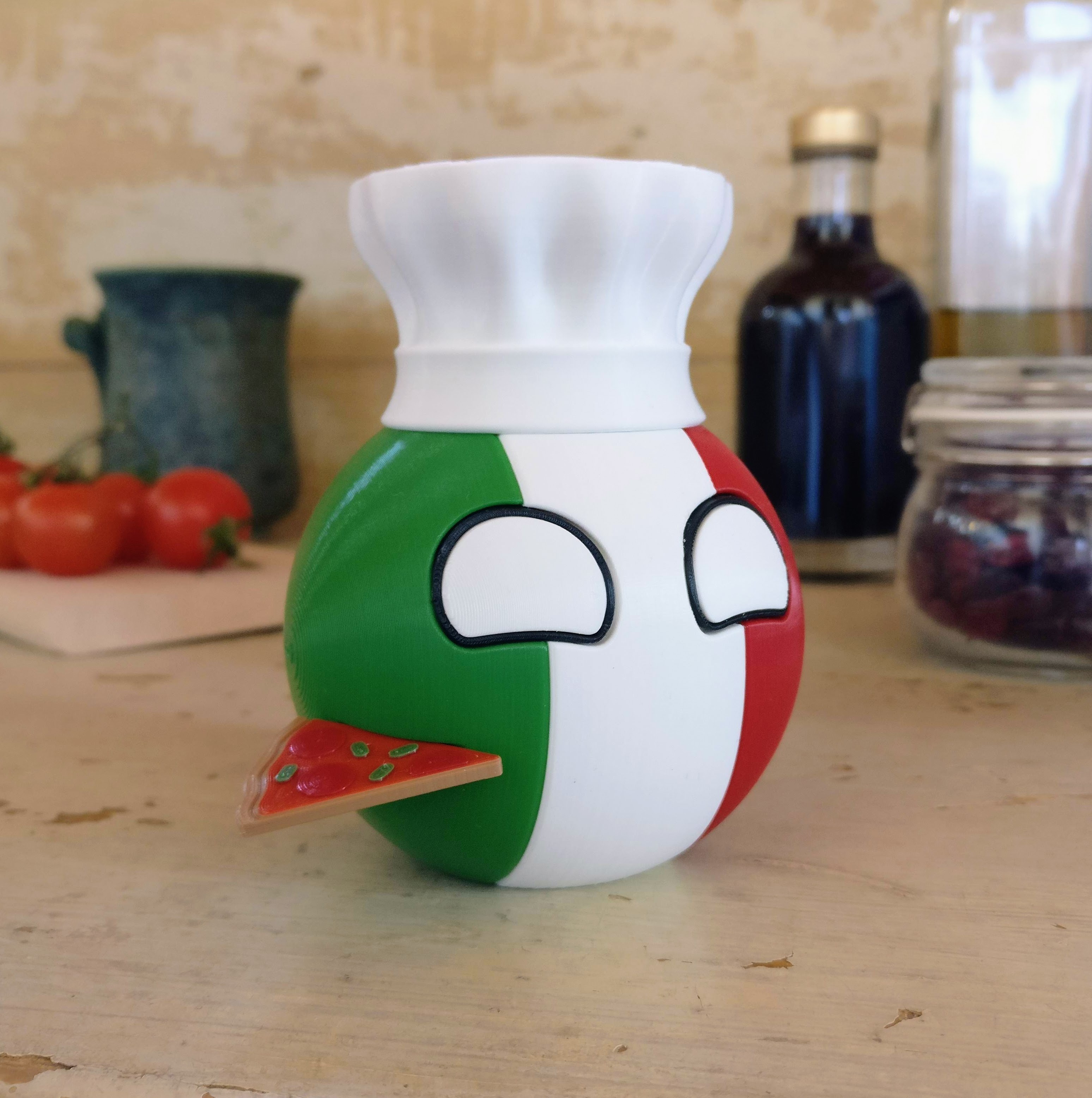 🇮🇹 Italyball・Free STL File for ・Cults