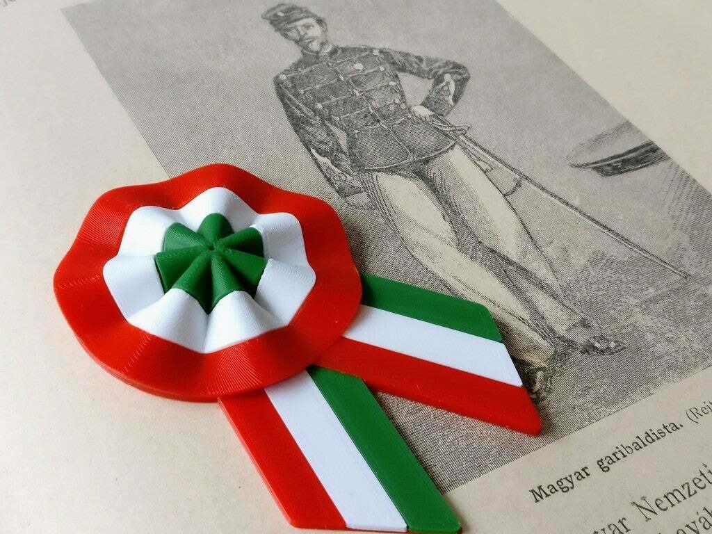 Free STL file Cockade - Kokárda 🎭 ・3D printer model to download・Cults