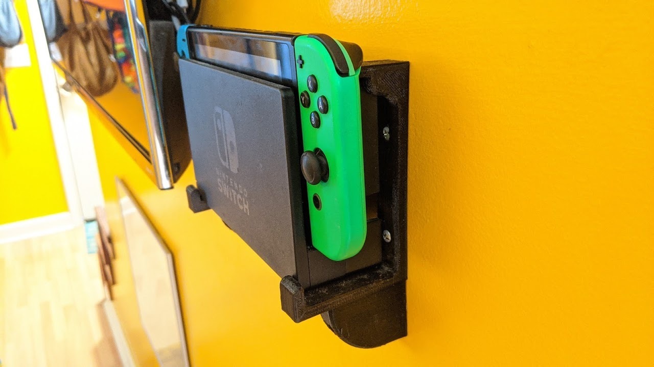 🏠 Nintendo Switch Minimalist Dock Wall Mount・Free STL File for ・Cults