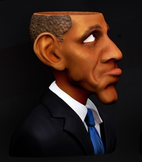 STL file EggCup "B. Obama" 🔪 ・Model to download and 3D print・Cults