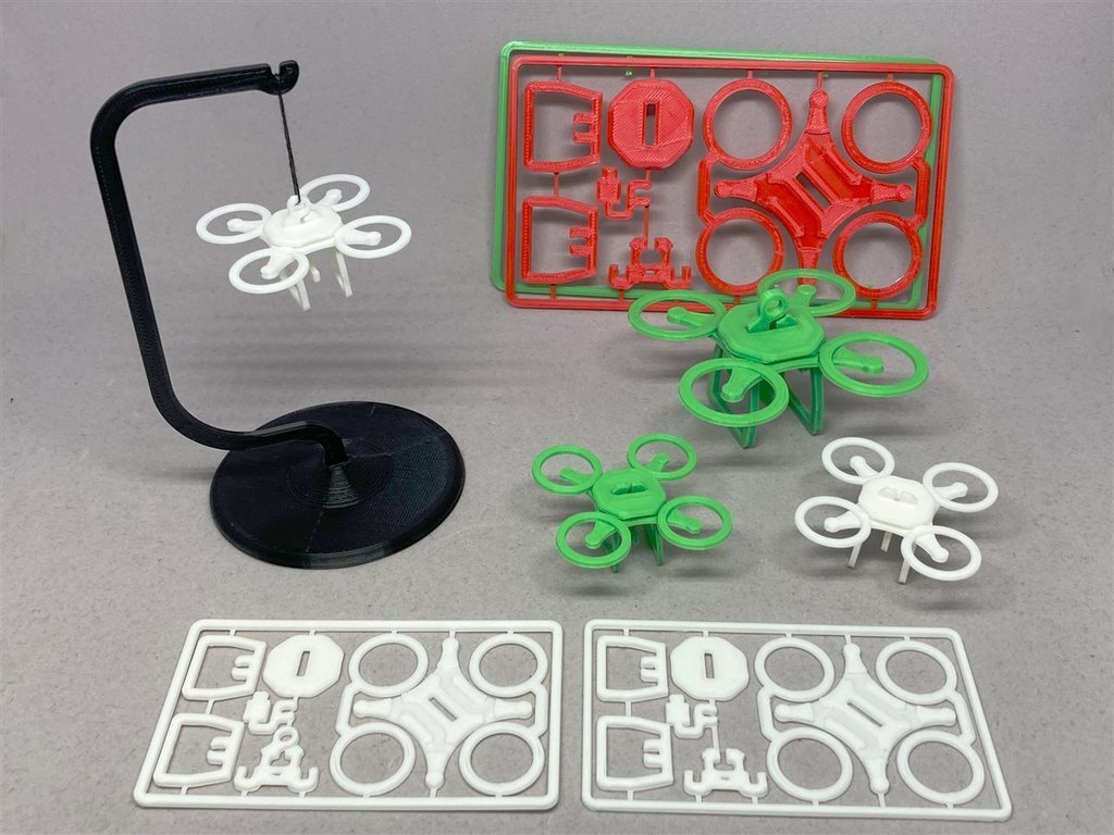 🧩 Drone Business Card・Free STL File for ・Cults