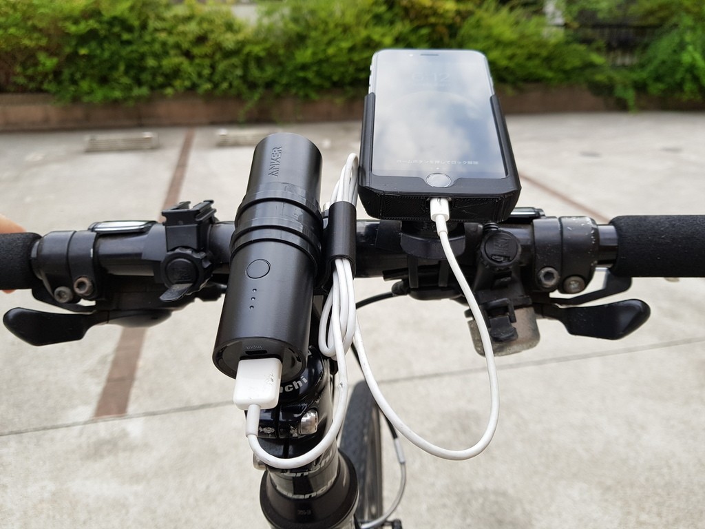 Free STL file Snap-fit Bike Stem Mount for Anker PowerCore 5000 ...