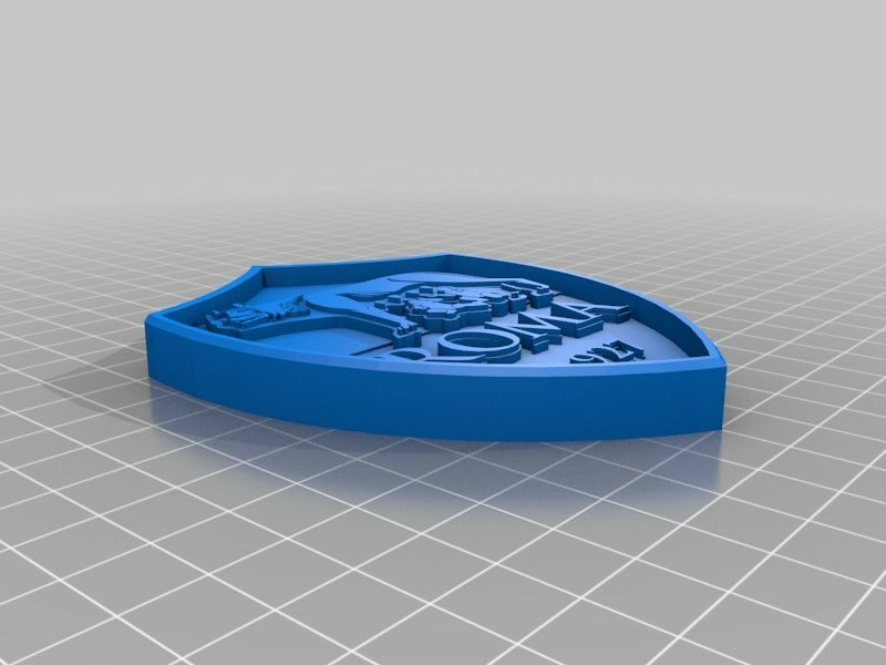 🚩 AS Roma - Logo・Free STL File for 3D printing and CNC machining ...