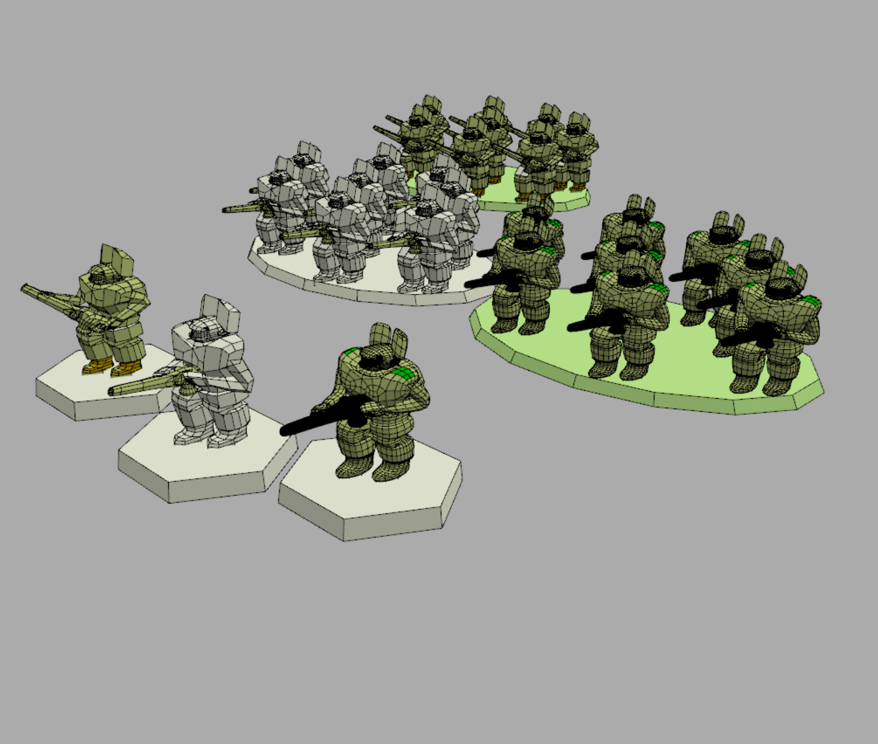 Arquivo grátis STL Little Big Army - A small army in 6mm 🤏 ・design para ...