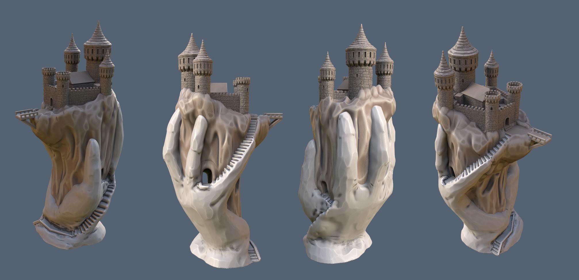 Abode of the Hand・Free STL File for ・Cults